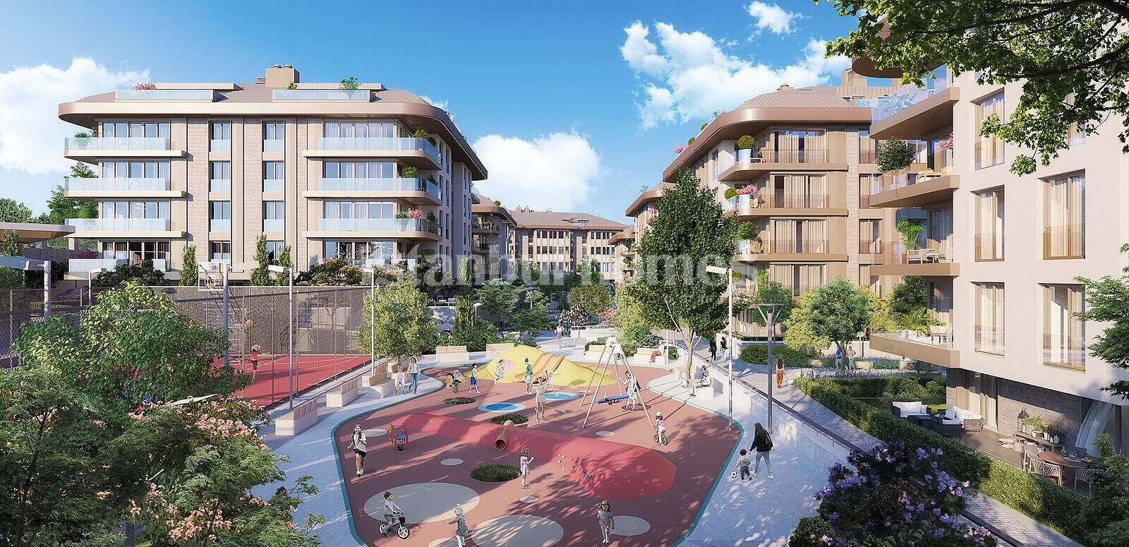 Modern Real Estate in a Luxury Complex in Istanbul Uskudar