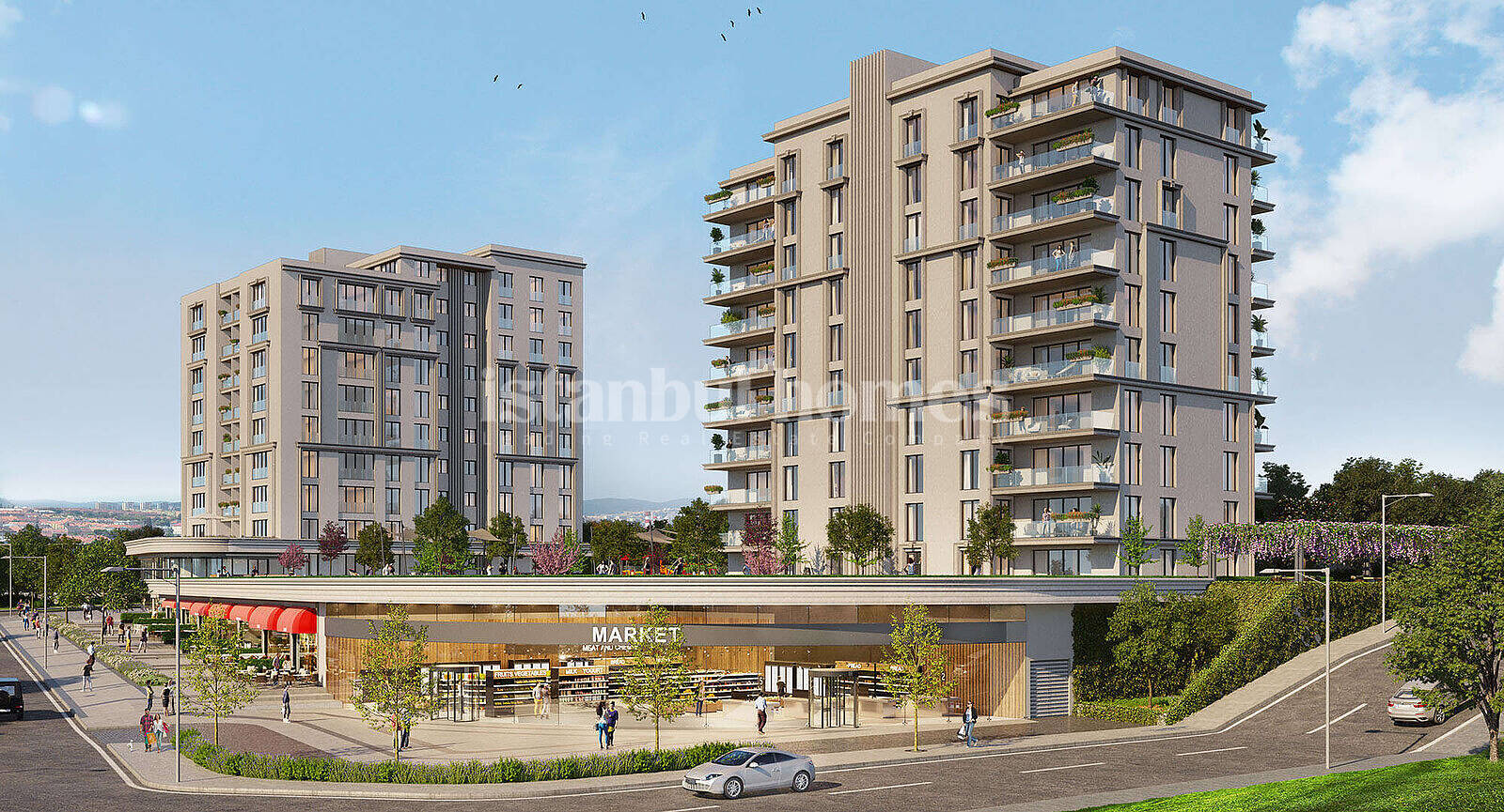 Apartments for Sale Close the Metro in Basaksehir Istanbul