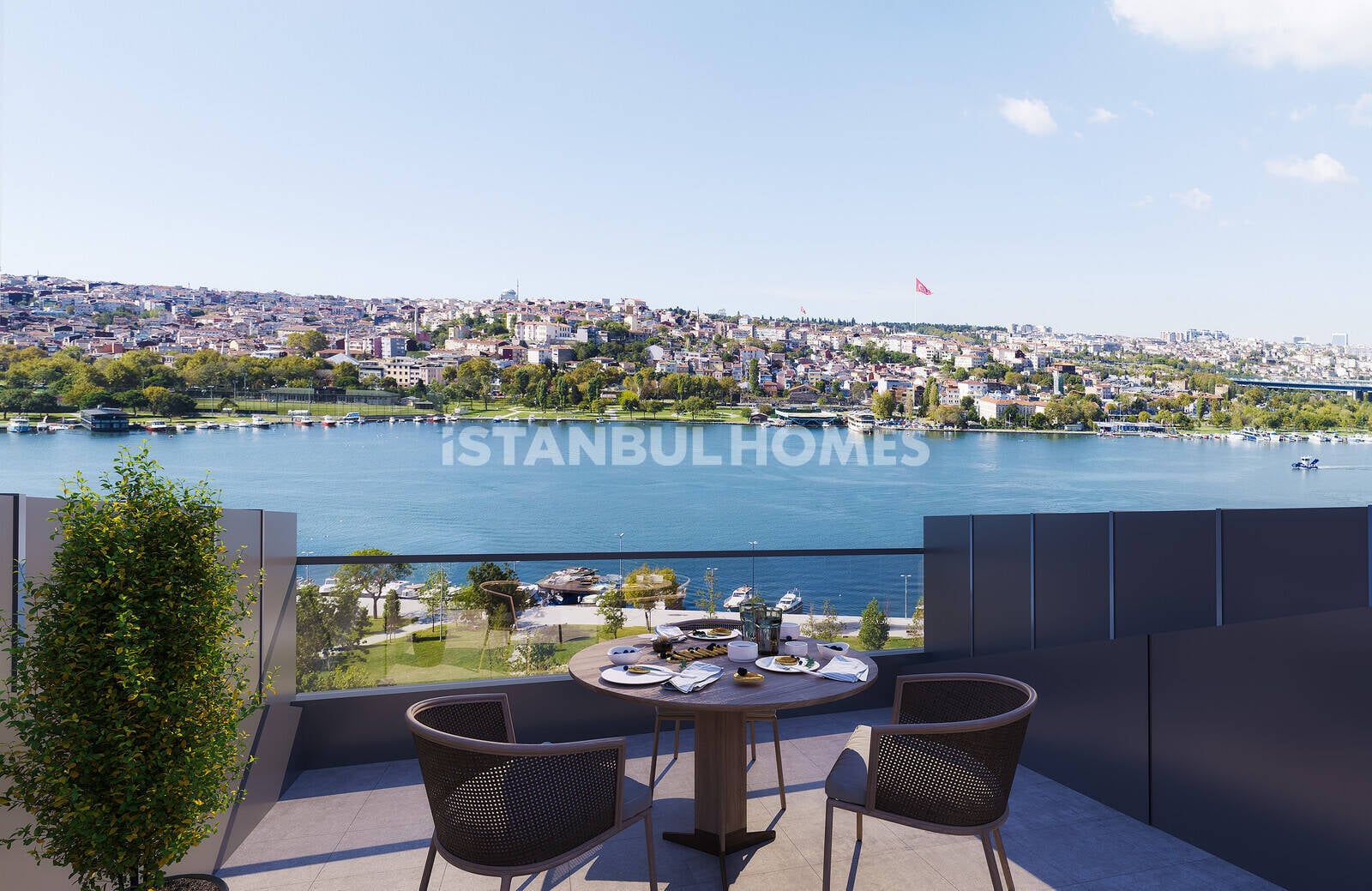İstanbul Beyoğlu'nda Deniz Manzaralı Sıfır Daireler