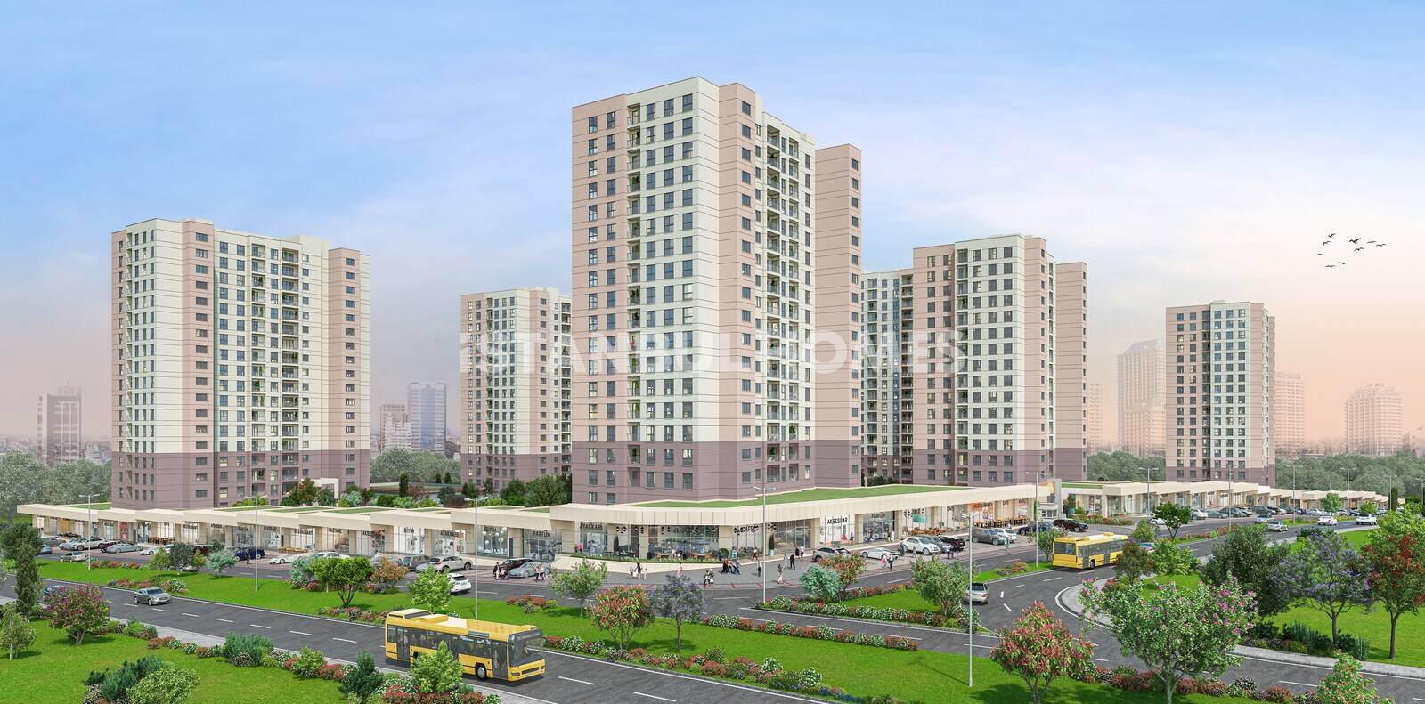 Lake View Apartments for Sale in Istanbul Avcilar