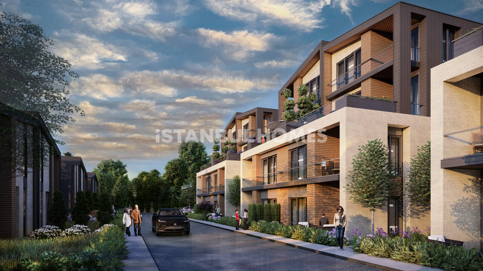 Triplex Homes with Private Parking in Bahçeşehir, İstanbul