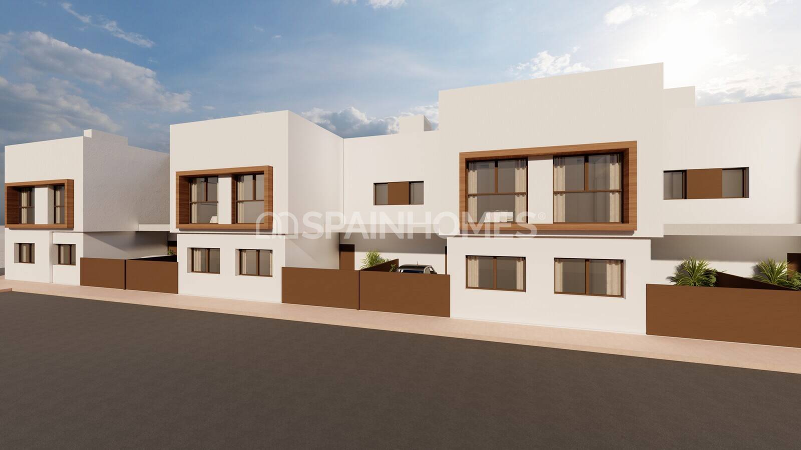 3-Bedroom Townhouses with Pools in San Javier Murcia