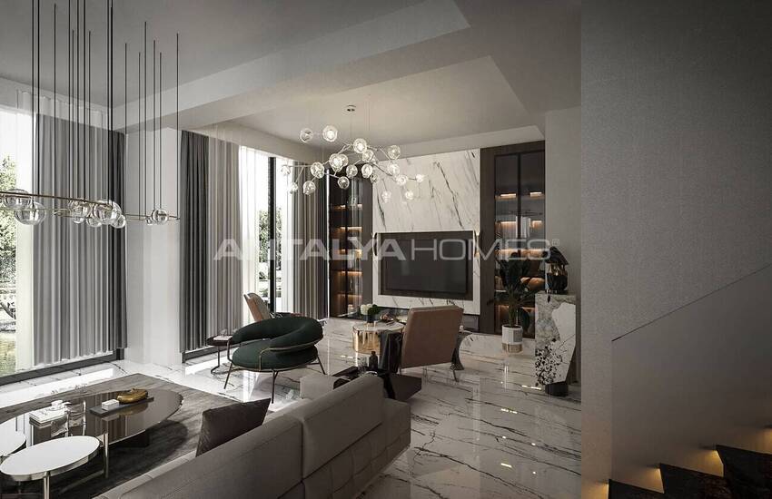 Villor med Stilfull och Elegant Design i Alanya Turkiet