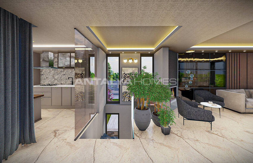 High Privacy House with Pool and Rich Amenities in Antalya Kalkan