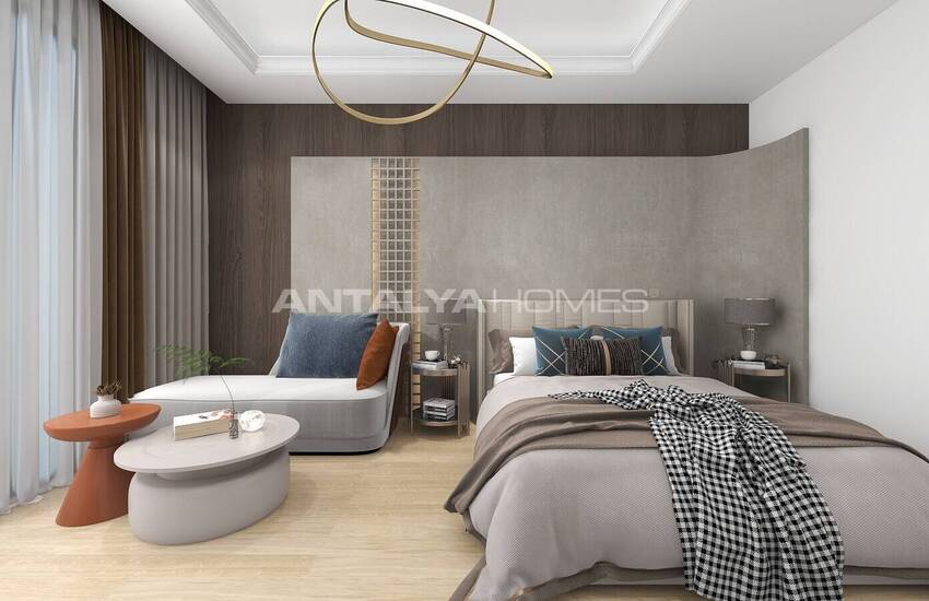 Flats in Complex with Hotel Concept and Rich Amenities in Alanya