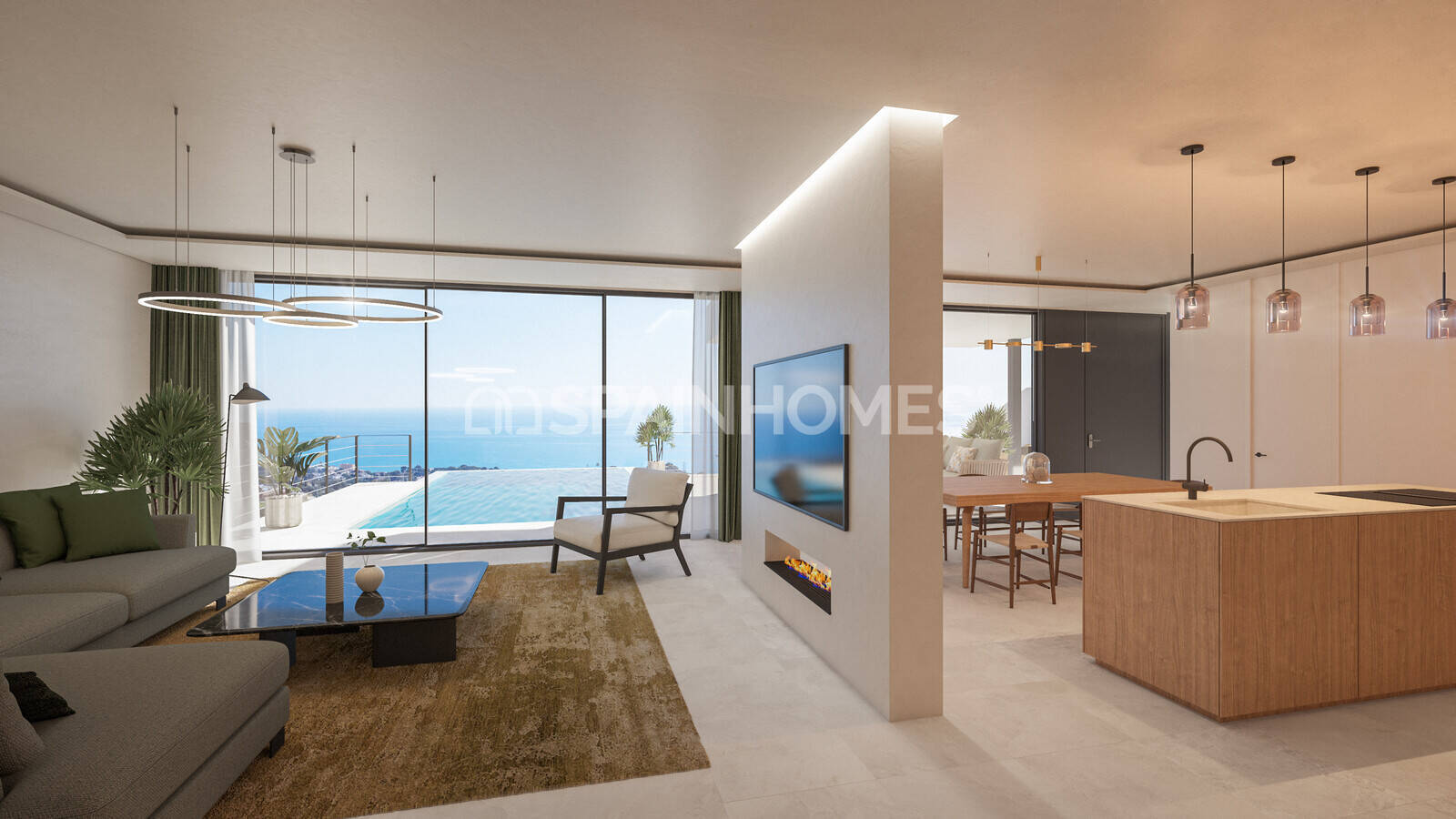 Contemporary Villas with Infinity Swimming Pool in Málaga