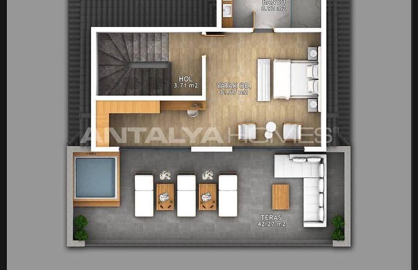 Muğla Fethiye'de Doğa İle İç İçe Havuzlu Müstakil Villa Muğla Fethiye'de Doğa İle İç İçe Havuzlu Müstakil Villa